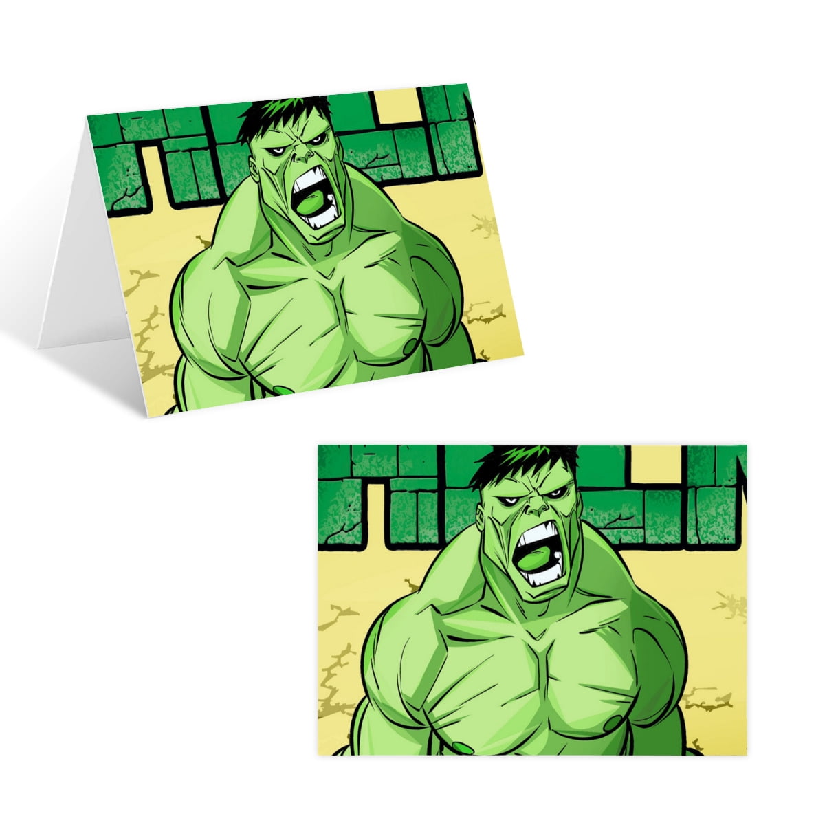 Hulk Cards and Envelopes Greeting Cards with Envelopes Blank Note Cards ...