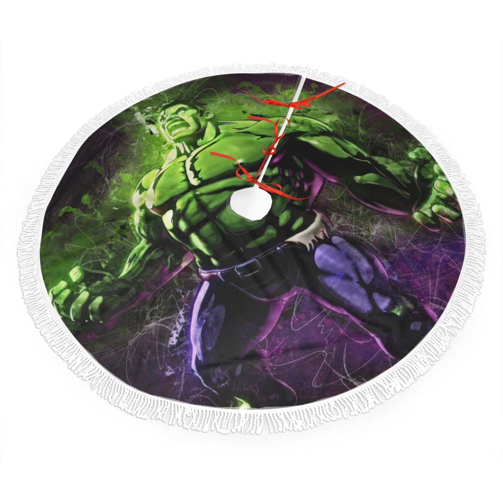Hulk Christmas Tree Skirt, 36" Xmas Tree Skirts Mat, Winter Christmas ...