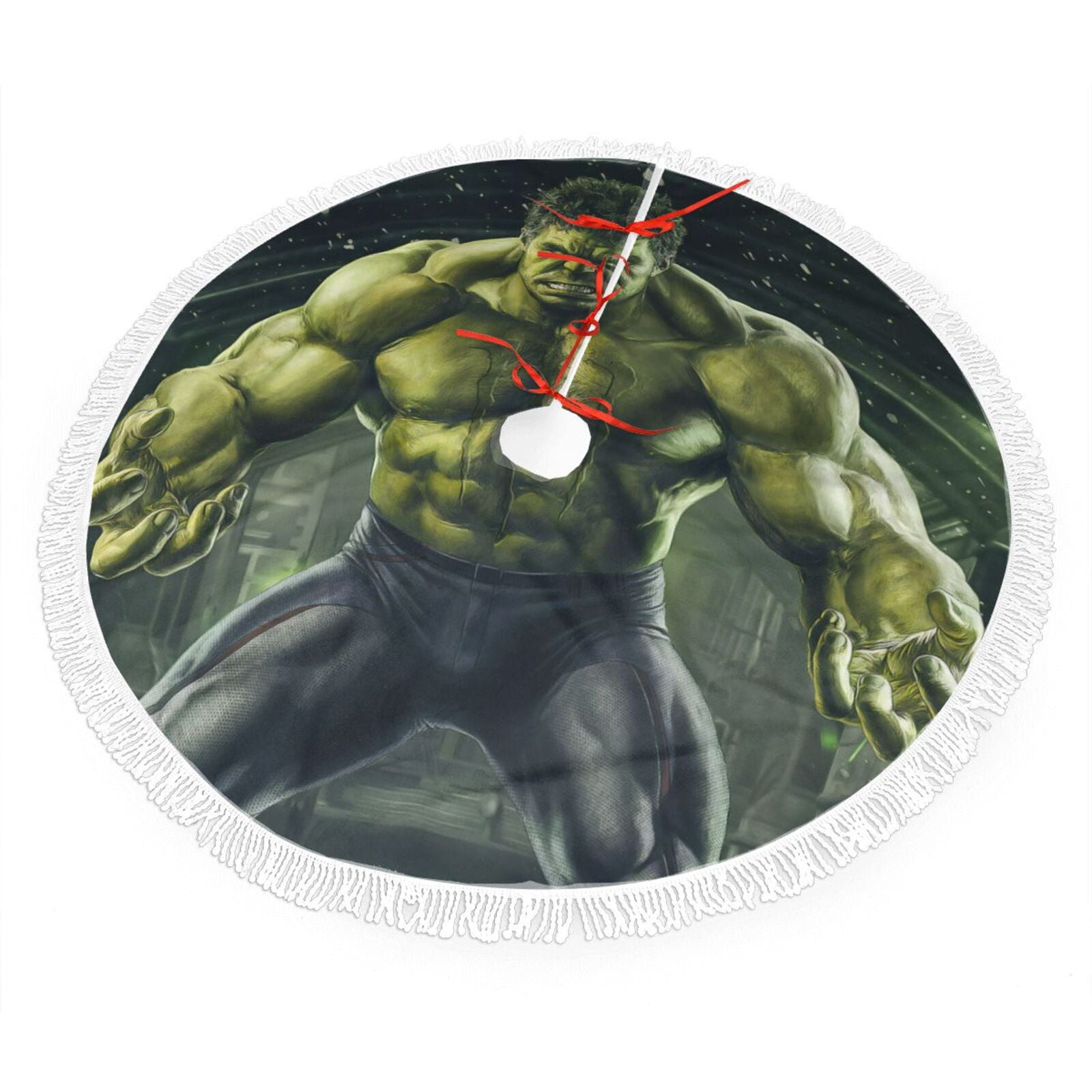 Hulk Christmas Tree Skirt, 36" Xmas Tree Skirts Mat, Winter Christmas ...