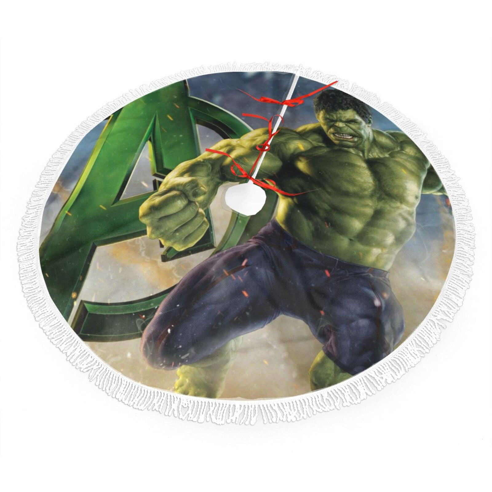 Hulk Christmas Tree Skirt, 36" Xmas Tree Skirts Mat, Winter Christmas ...