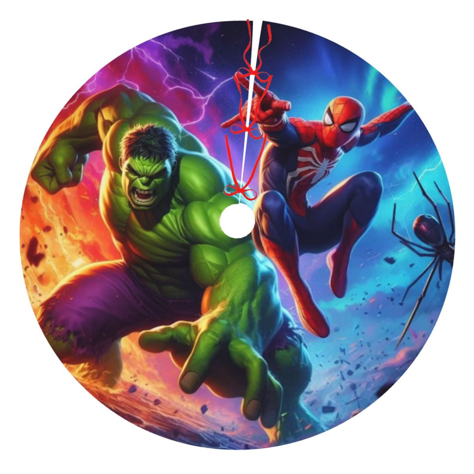 Hulk Christmas Tree Skirt, Xmas Tree Skirts Mat 48" for Indoor Outdoor ...