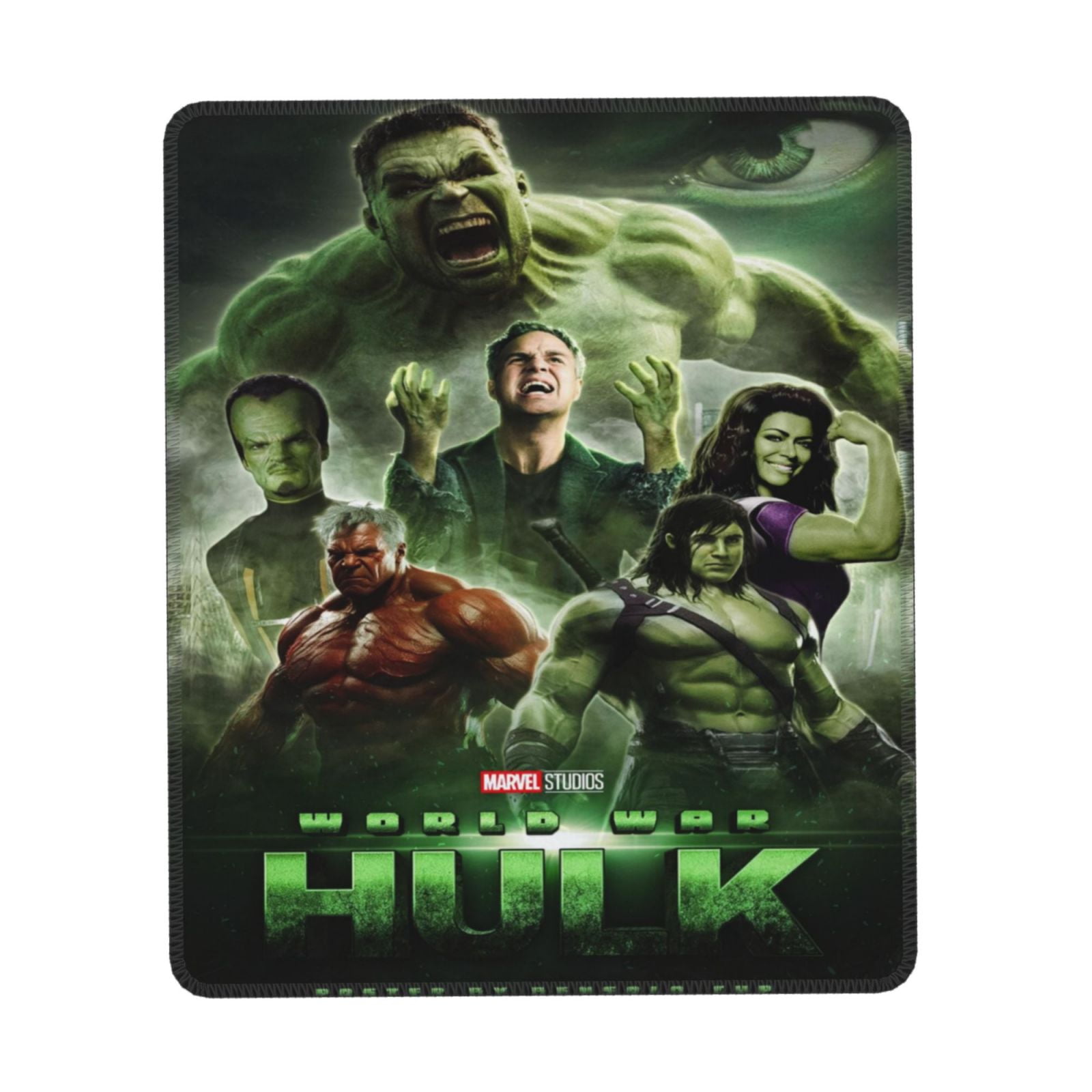 Hulk Desk Mat, Gaming Mouse Pad Mat with Non-Slip Base Stitched Edges ...