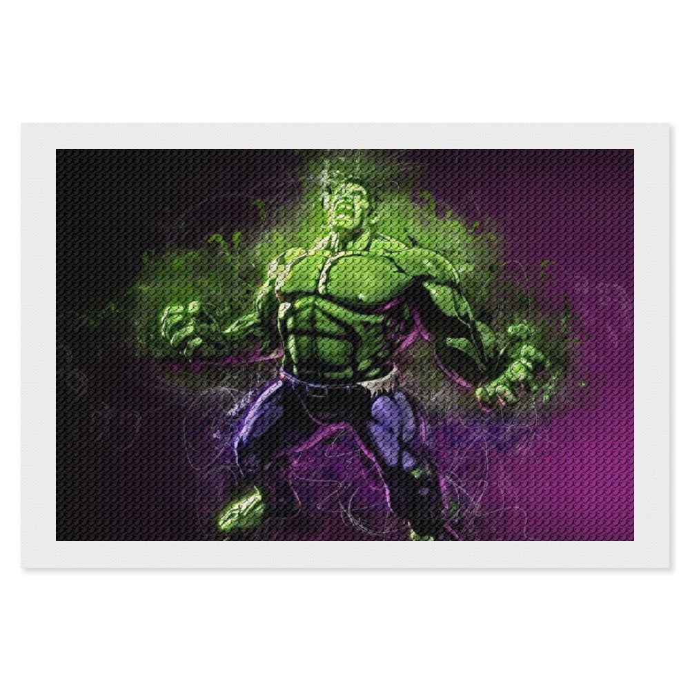 Hulk Diamond Art Kits for Adults Beginners Round 5D Paint with Diamonds ...