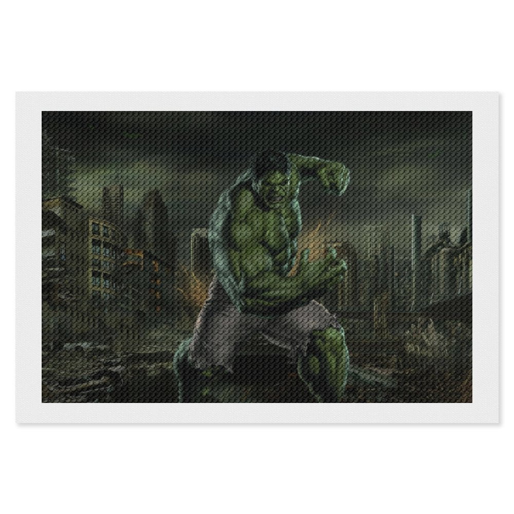 Hulk Diamond Art Kits for Adults Beginners Round 5D Paint with Diamonds ...