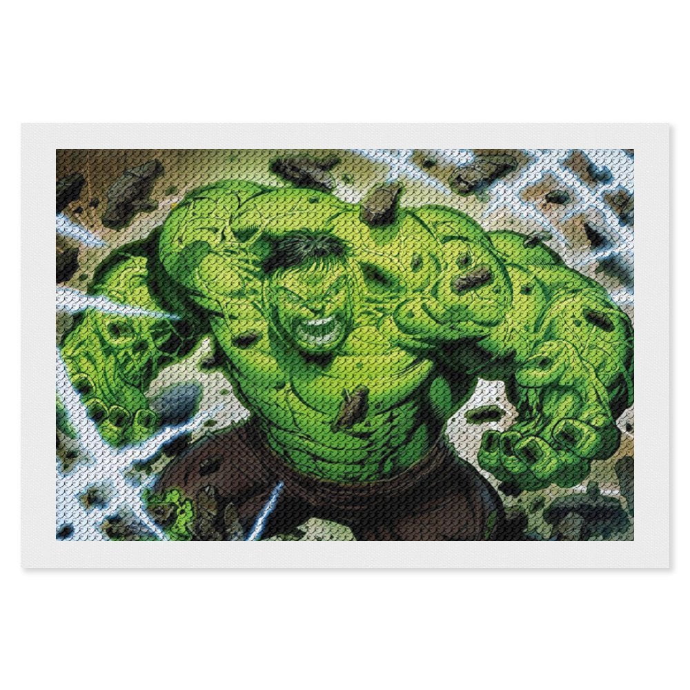 Hulk Diamond Art Kits for Adults Beginners Round 5D Paint with Diamonds ...