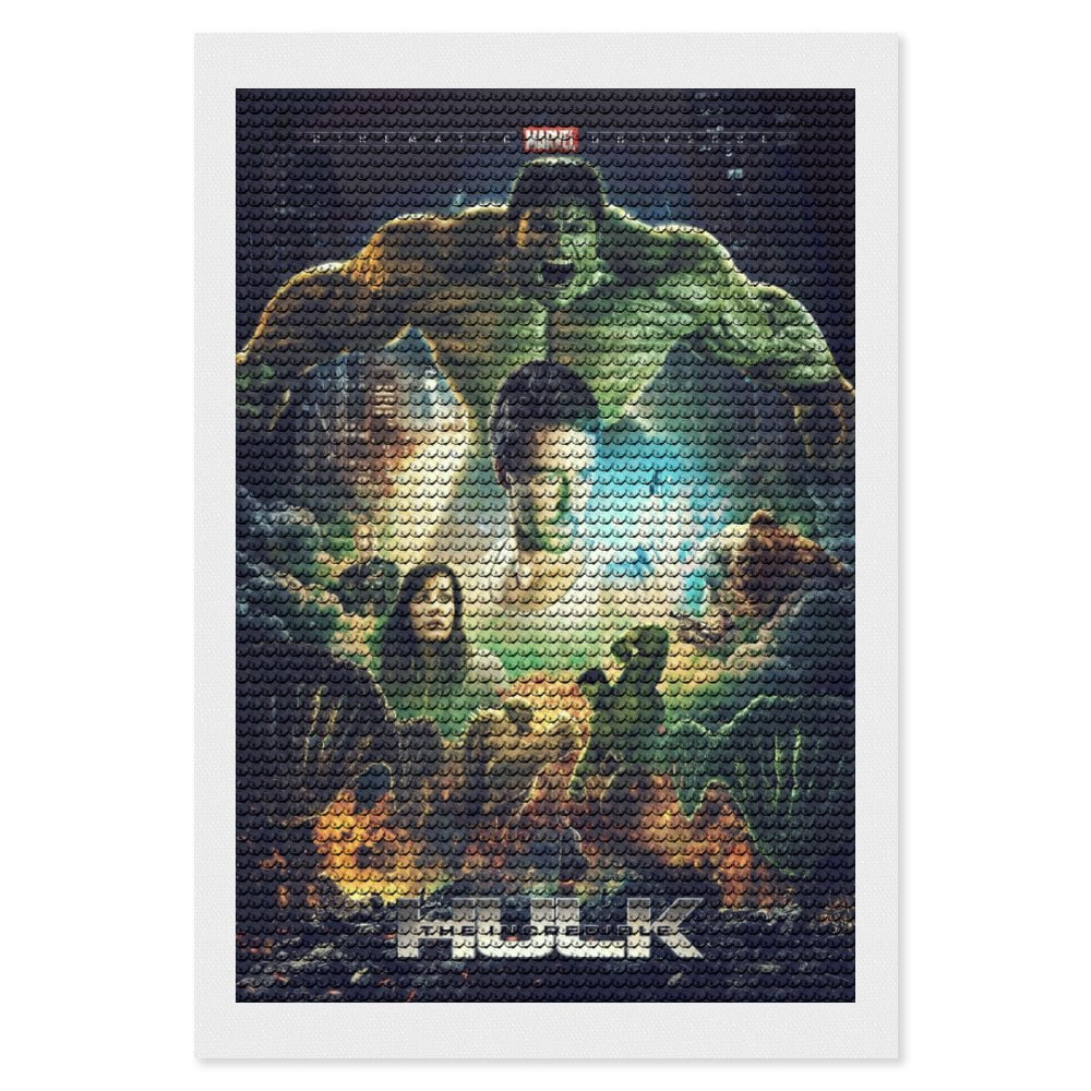 Hulk Diamond Art Kits for Adults Beginners Round 5D Paint with Diamonds ...