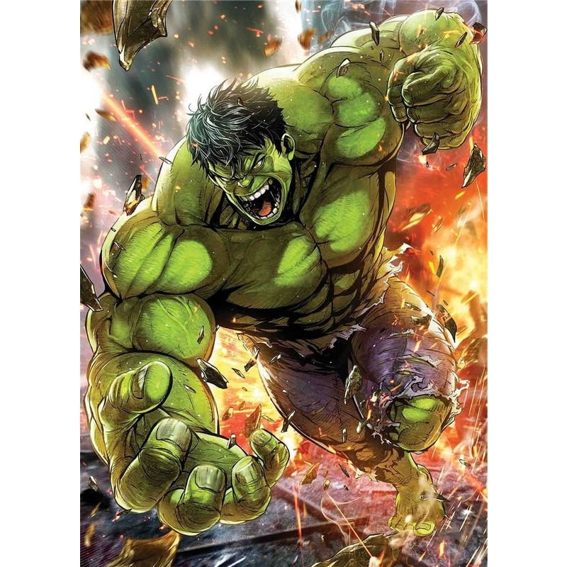 Hulk Diamond Art Painting Kits for Adults Full Drill, Round 5D Paint ...