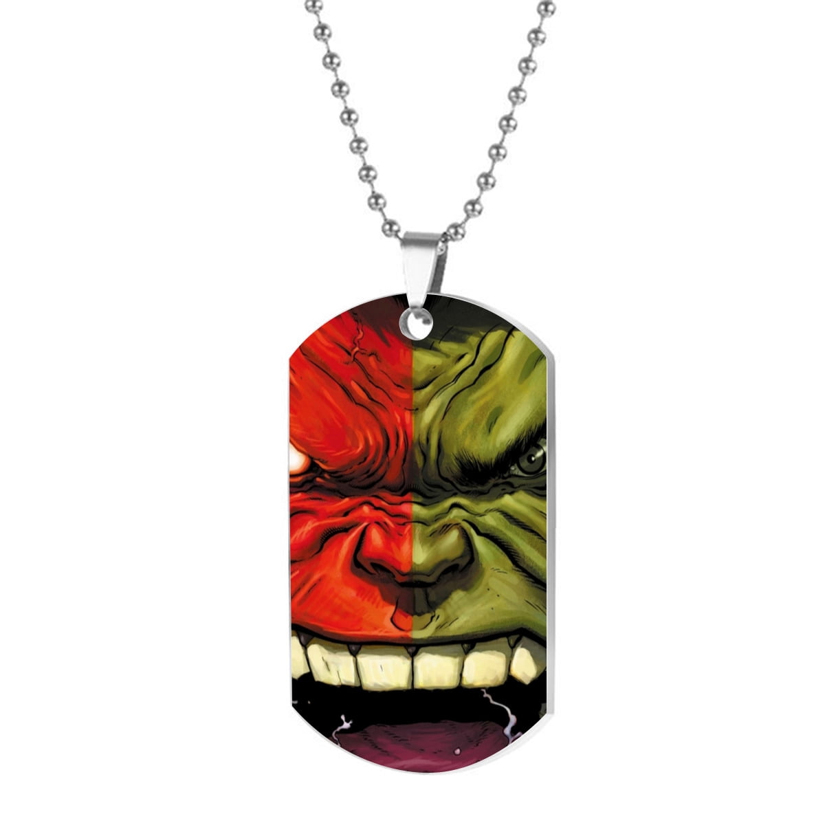 Hulk Dog Tag Pendant Stainless Steel Necklace Pet Mom Gift Dog Necklace ...