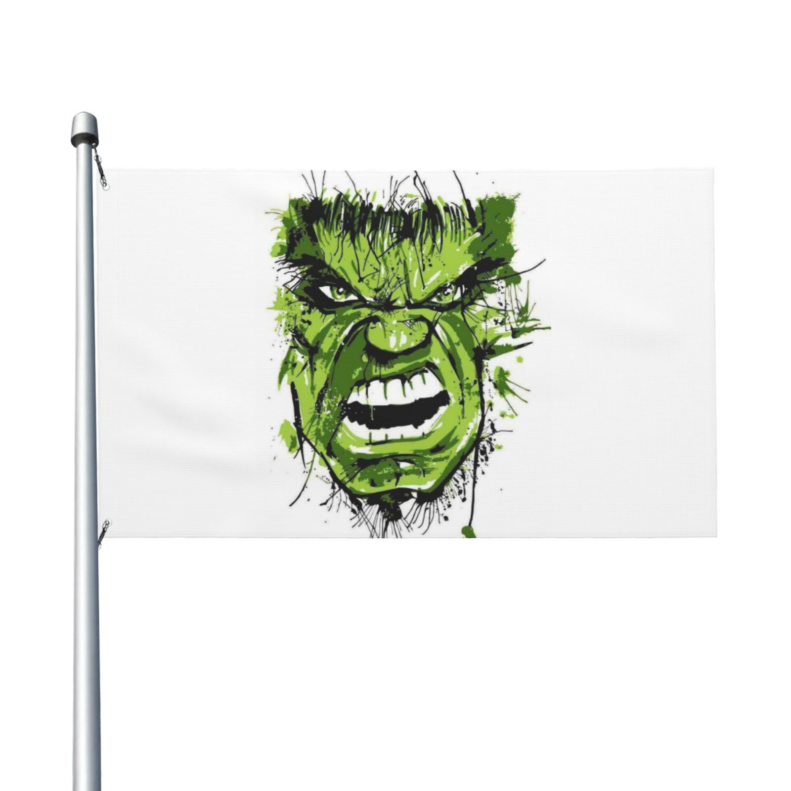 Hulk Face__ 3x5ft Face Flag Fade Proof Holiday Fall Flag Outdoor Banner ...