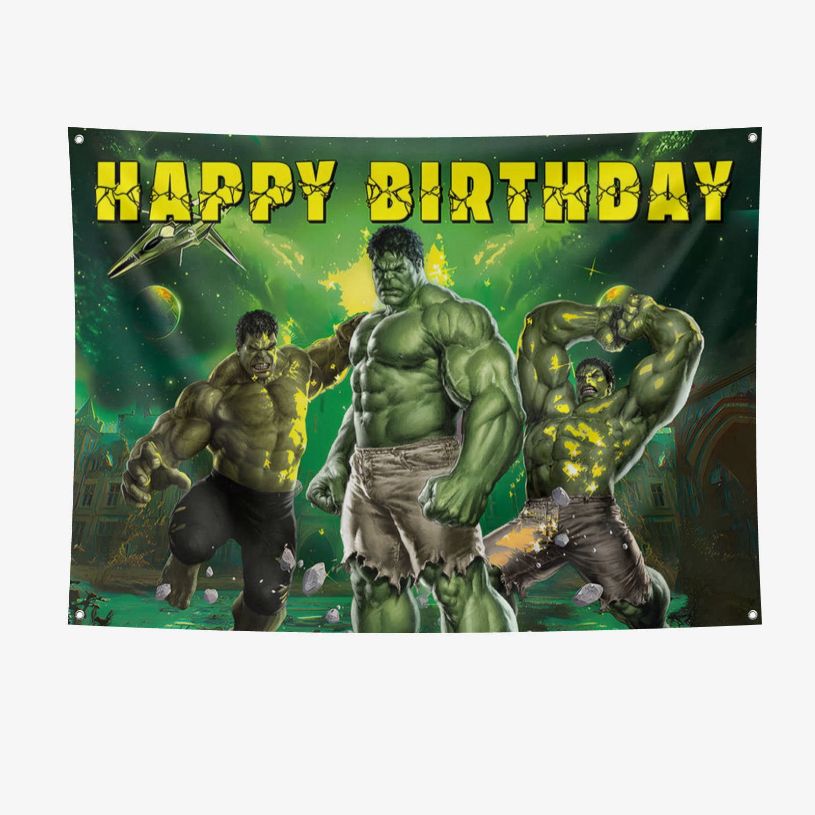 Hulk Festival Backdrop Party Banner 7x5ft Party Supplies Large Size ...