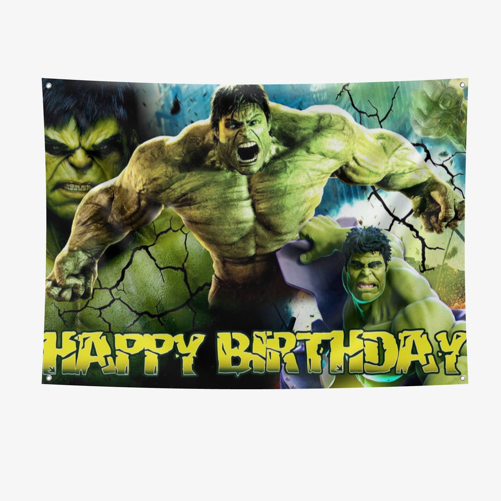 Hulk Festival Backdrop Party Banner 7x5ft Party Supplies Large Size ...