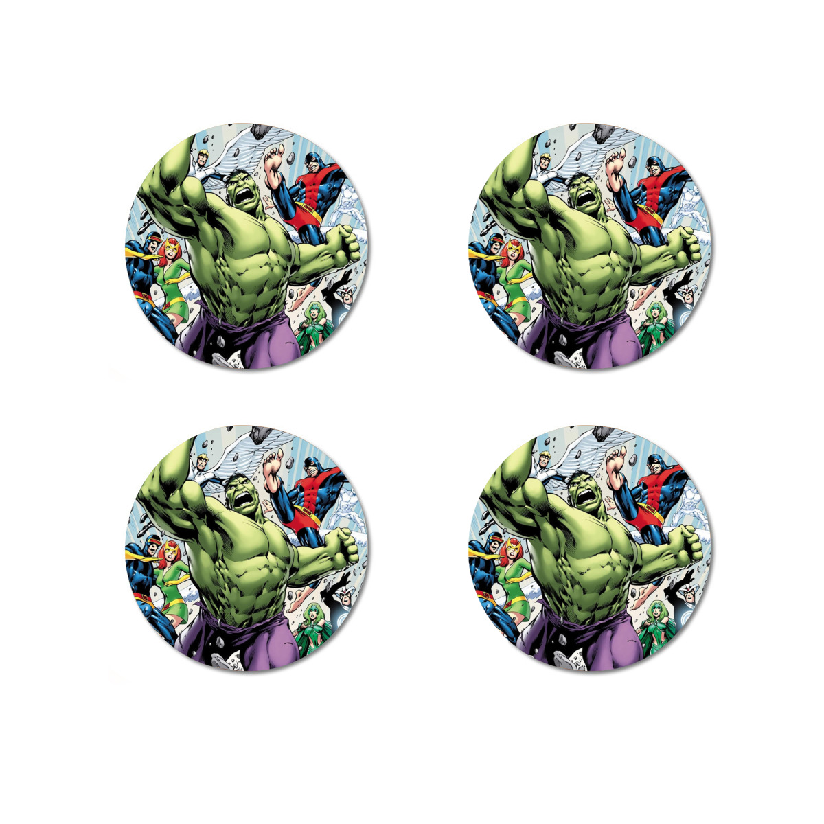 Hulk Fridge Magnets 4pcs Ball Fridge Magnets Cute Matte Decorative ...