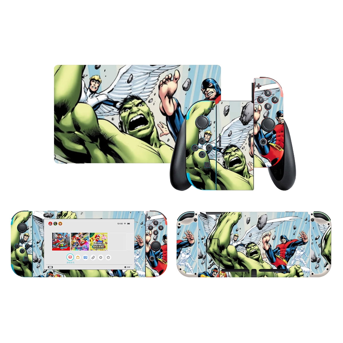 Hulk Game Switch Skin - Anime Cartoon Game Sticker, No Bubble ...