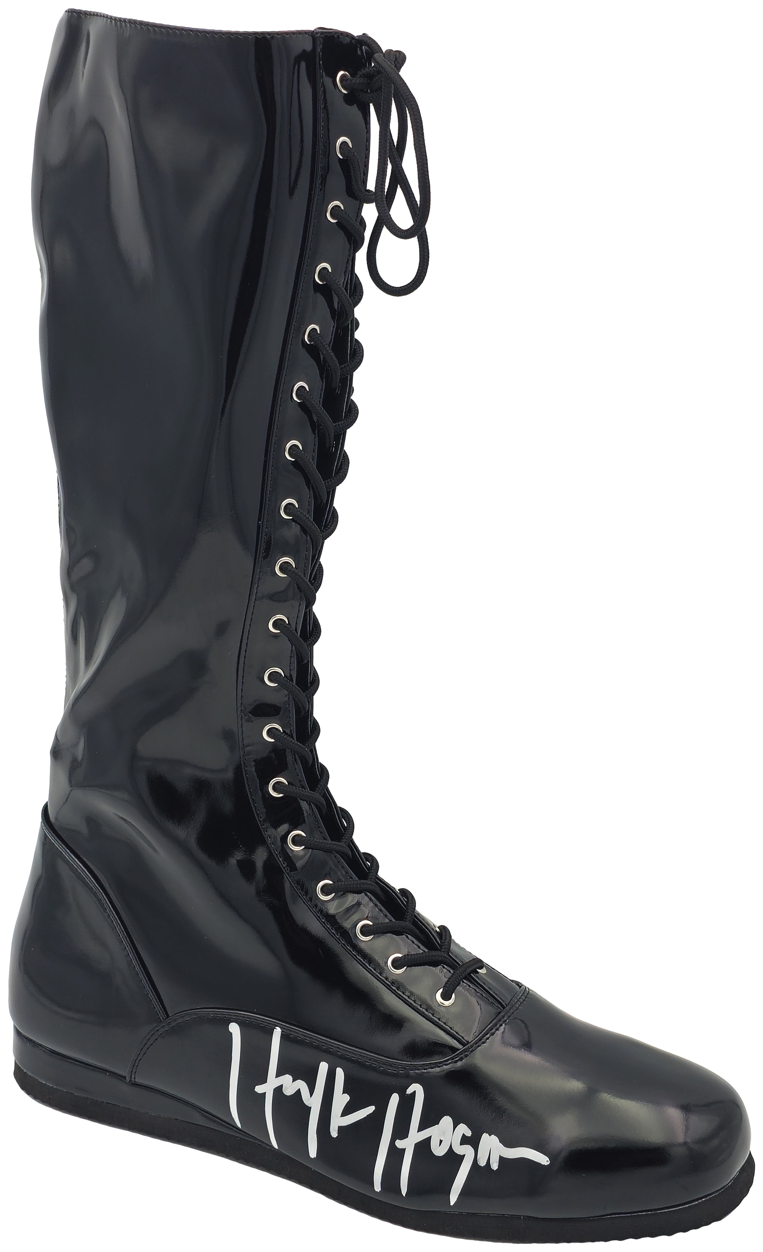 Hulk Hogan Autographed Black Right Foot Boot Shoes WWE JSA 237071 ...