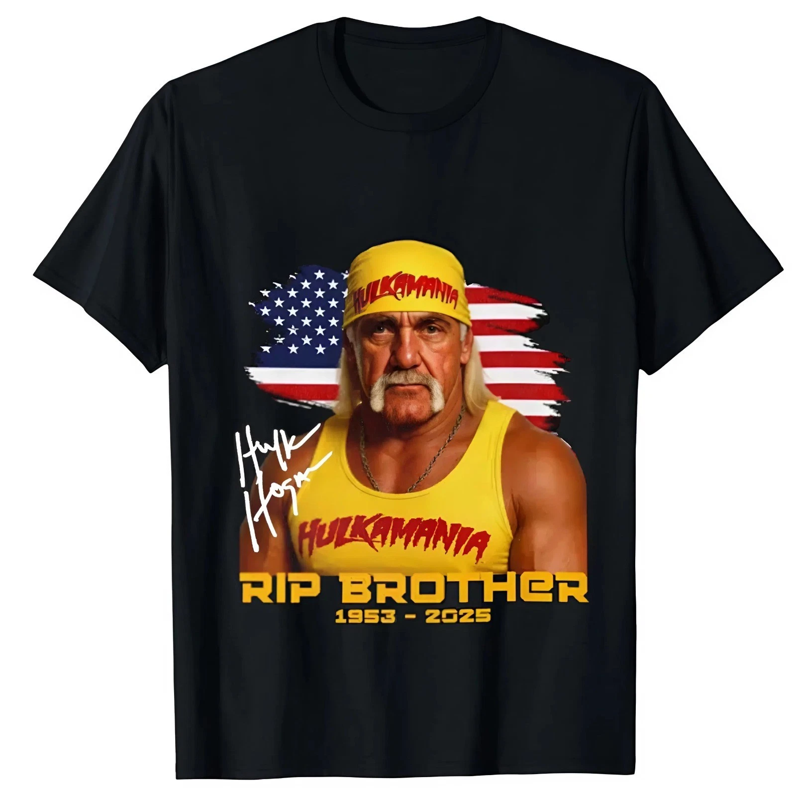 Hulk Hogan Forever 1953â€“2025 Wrestling Icon Memorial Shirt - Walmart.com