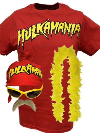Hulk Hogan Hulkamania Boys Kids Red Costume - Walmart.com