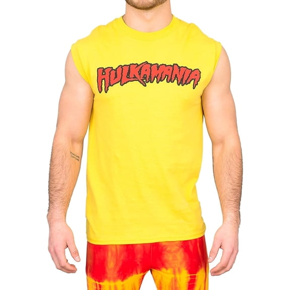 WWE Officially Licensed Hulk Hogan Hulkamania Adult T-Shirt, 100% ...