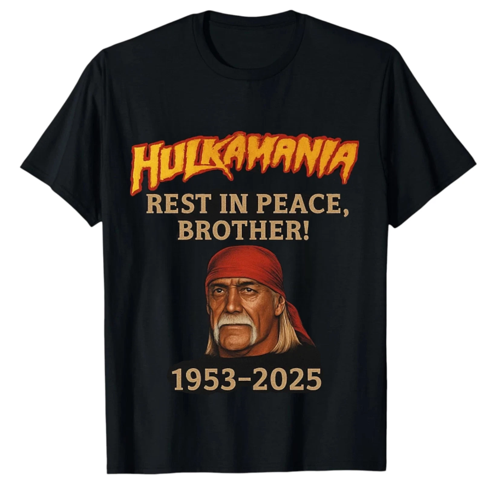 Hulk Hogan Memorial RIP 1953â€“2025 Wrestling Legend Hulkamania Unisex ...