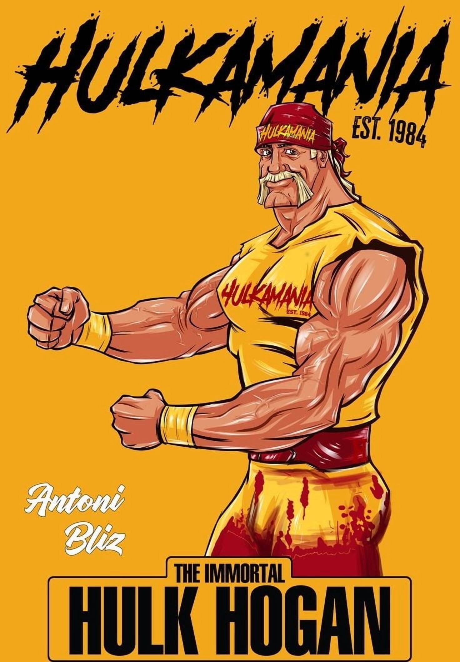 Hulk Hogan Poster Boxing Picture Canvas Poster Bedroom Decor Landscape ...