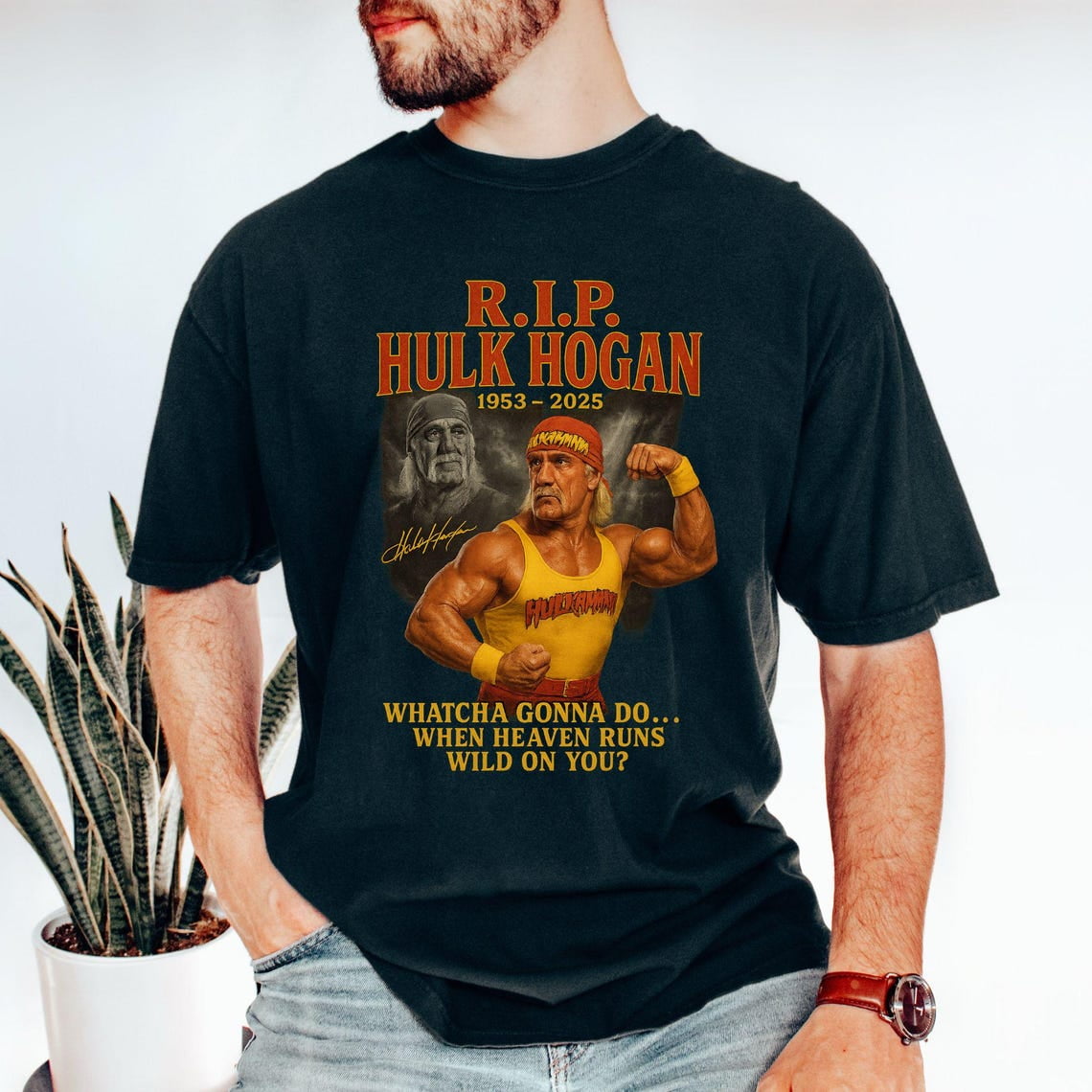Hulk Hogan RIP Shirt, Hulk Hogan Tribute Shirt, Rest In Power Brother ...