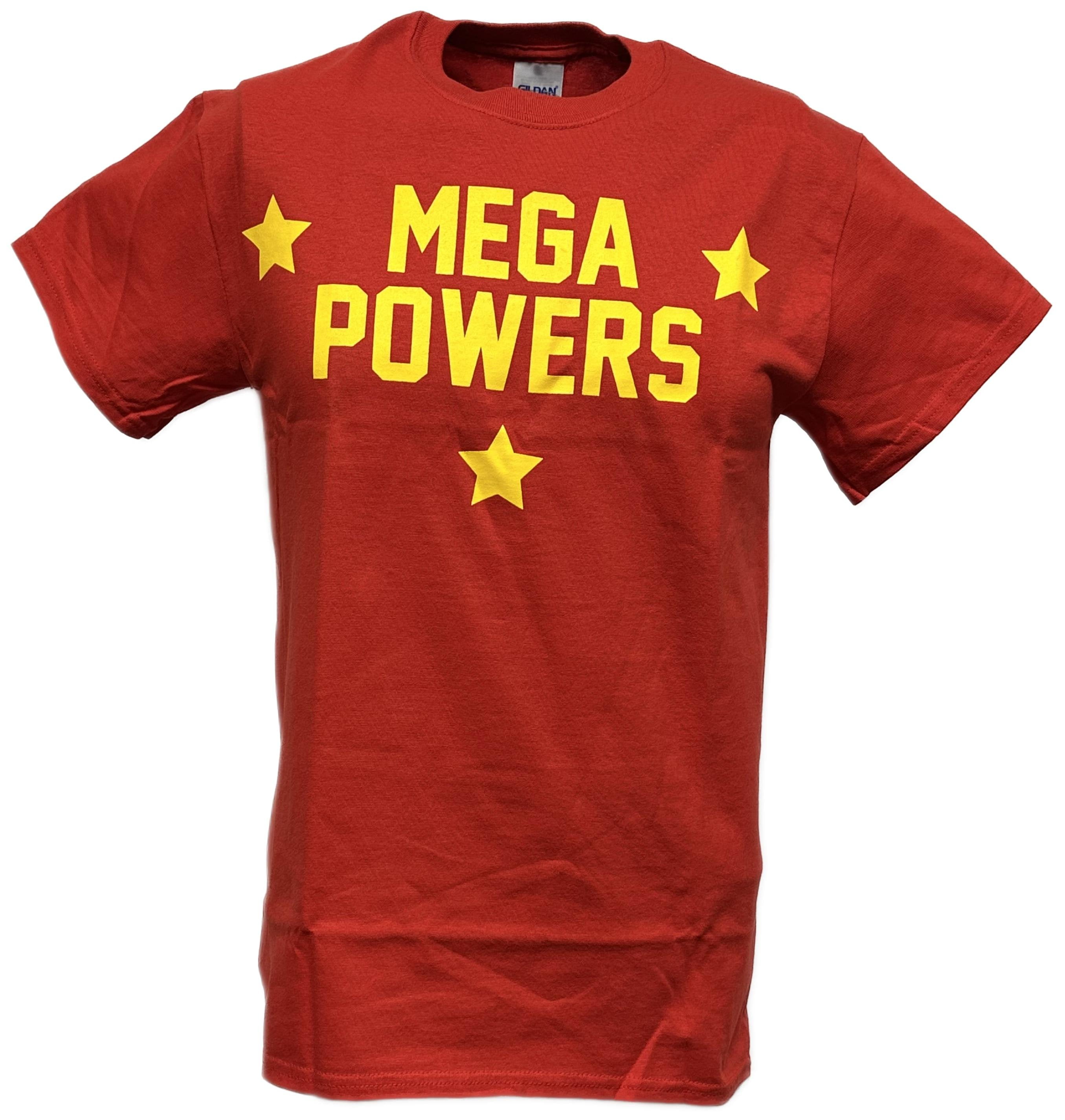 WWE Macho Man T-Shirt: Hulk Hogan Randy Savage Mega Powers Mens Red T ...