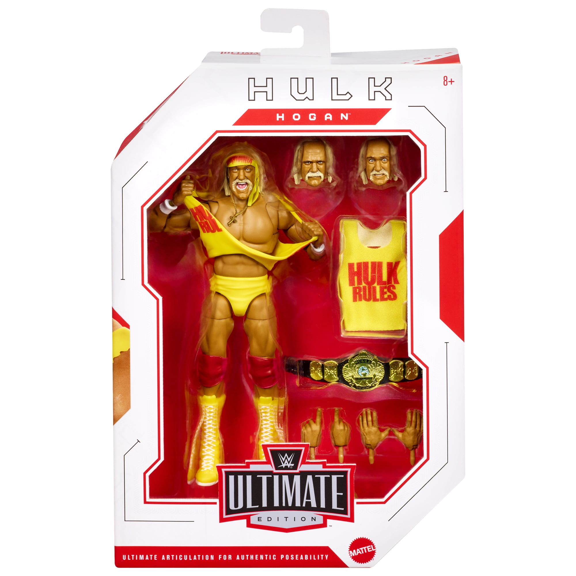 Hulk Hogan (Ripping Shirt) - WWE Ultimate Edition 30 Mattel WWE Toy ...
