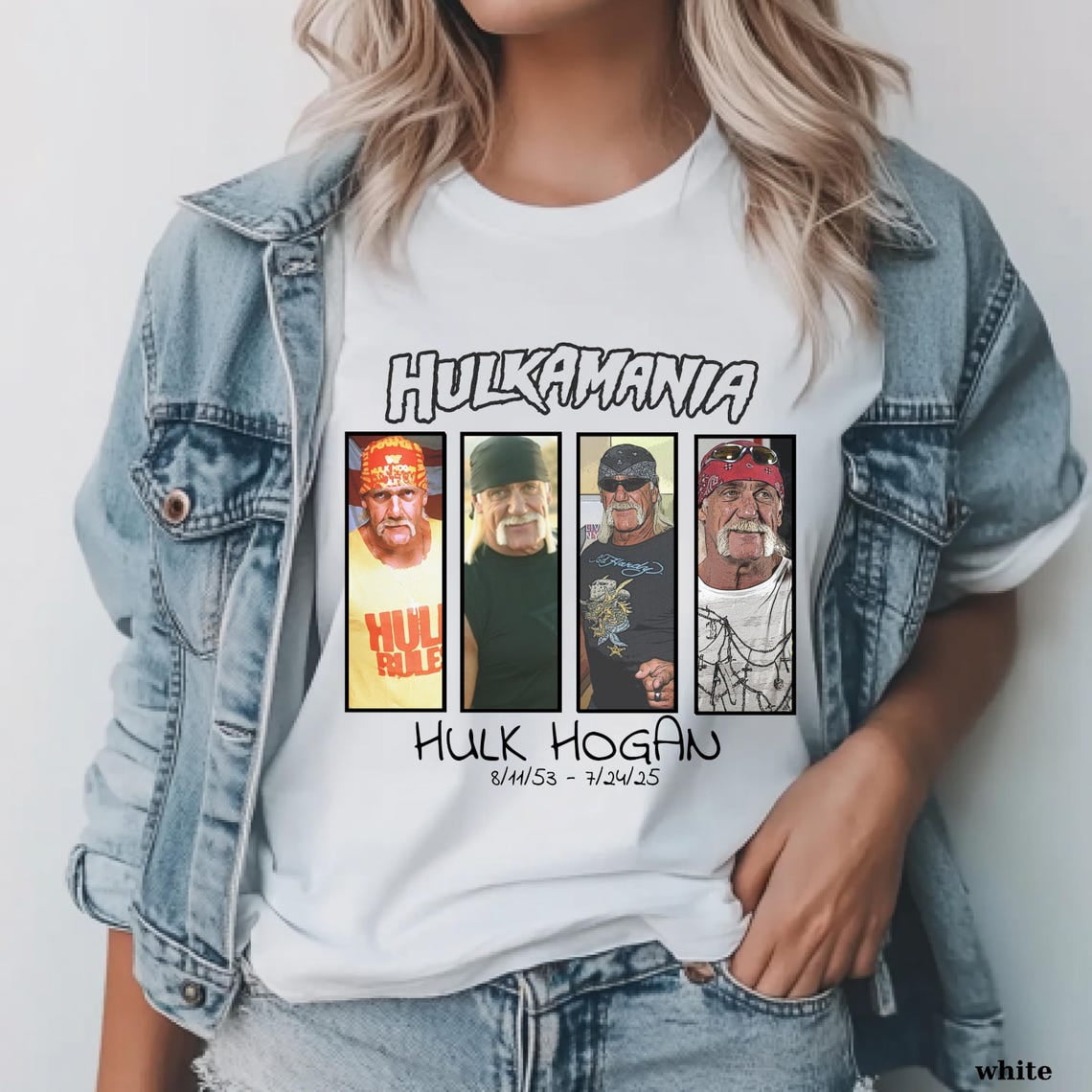 Hulk Hogan Shirt, Hulk Hogan Legend Memorial Vintage Shirt, 90s ...