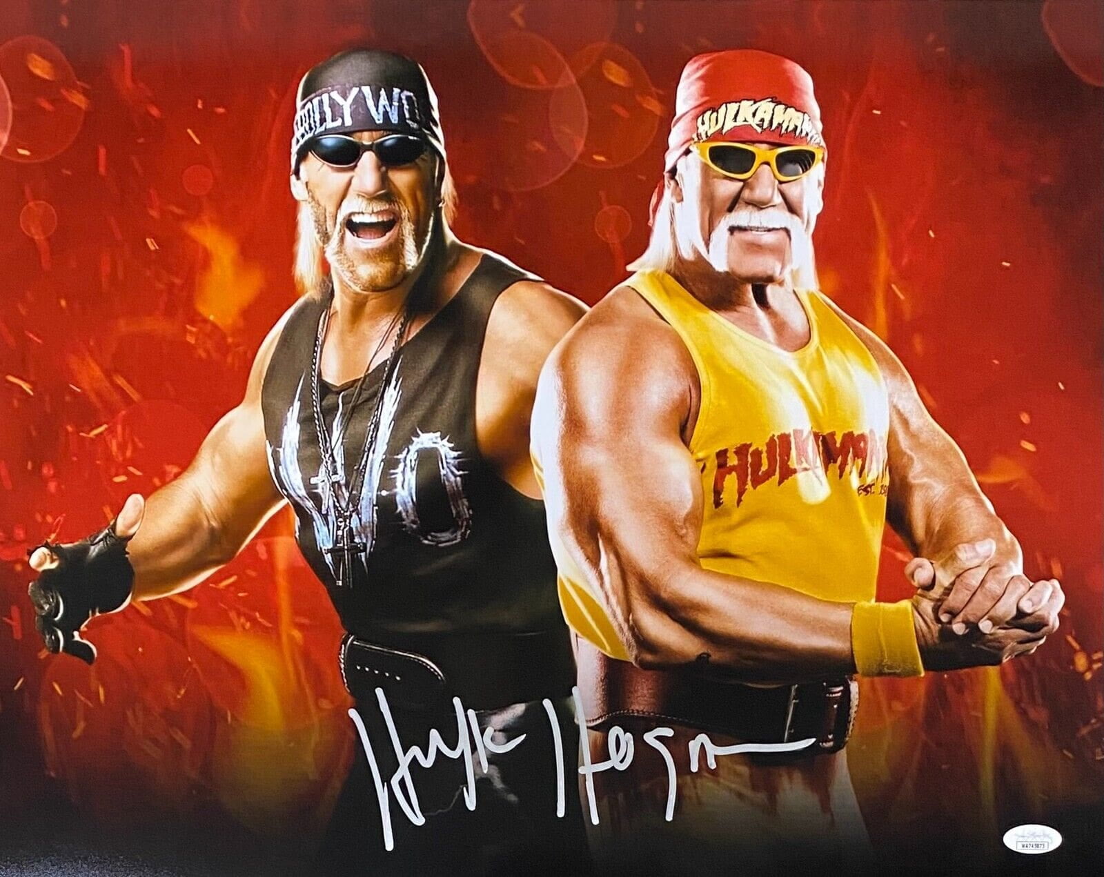 Hulk Hogan Signed Autographed Photo 16x20 JSA Authenticated #11 ...