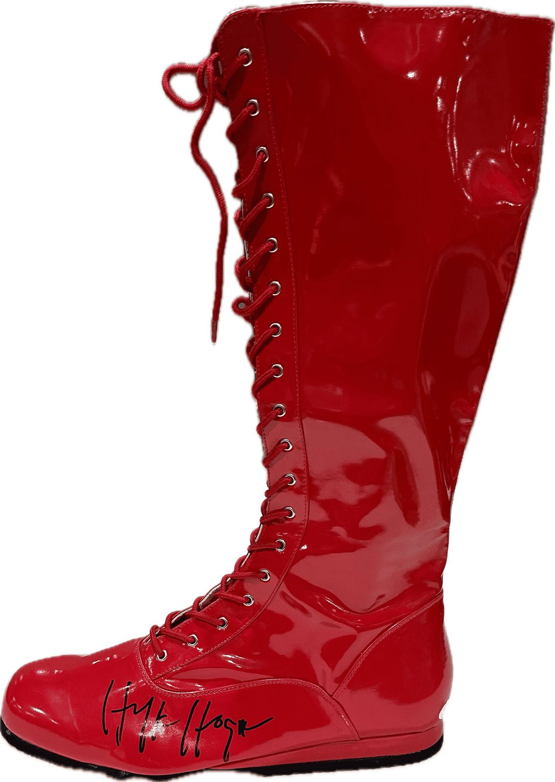 Hulk Hogan Signed Autographed RED Boot JSA Authentication Left WWF WCW ...