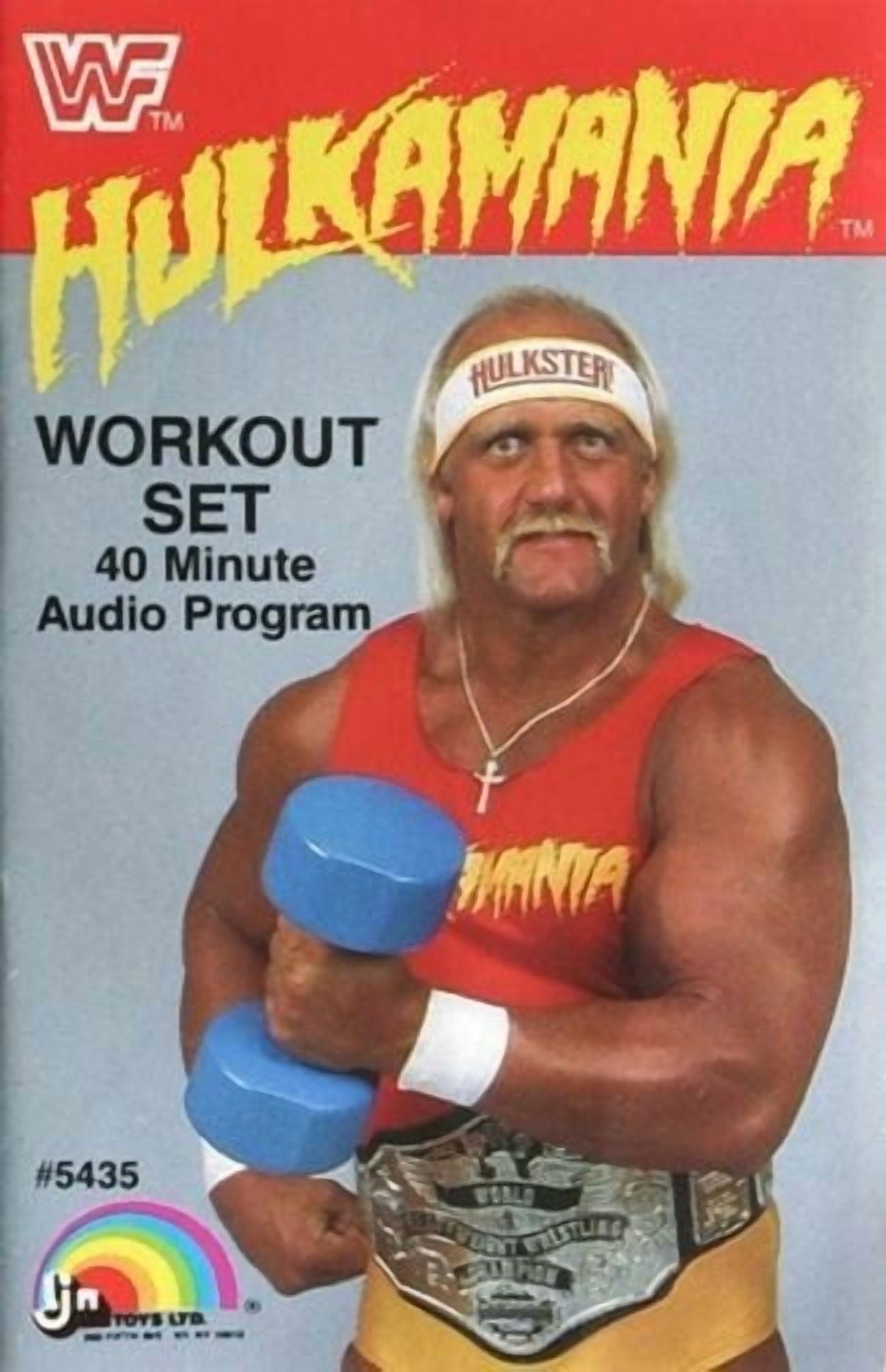 Hulk Hogan Training Portrait Poster Iconic Bodybuilder Wrestling Legend ...