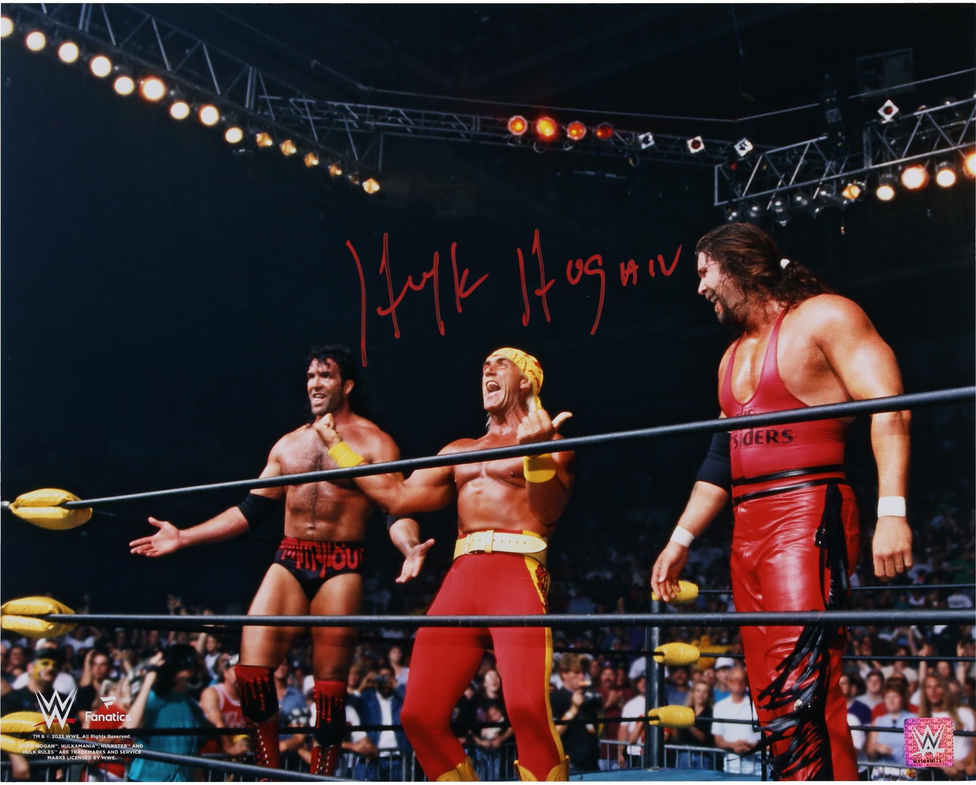 Hulk Hogan WWE Autographed 16" x 20" 1996 Bash at the Beach Photograph ...