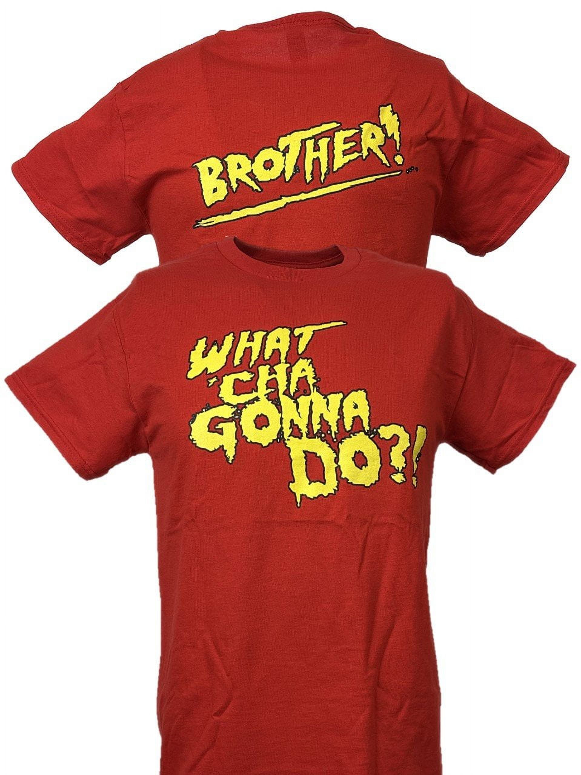 Hulk Hogan Whatcha Gonna Do Brother Red T-shirt - Walmart.com
