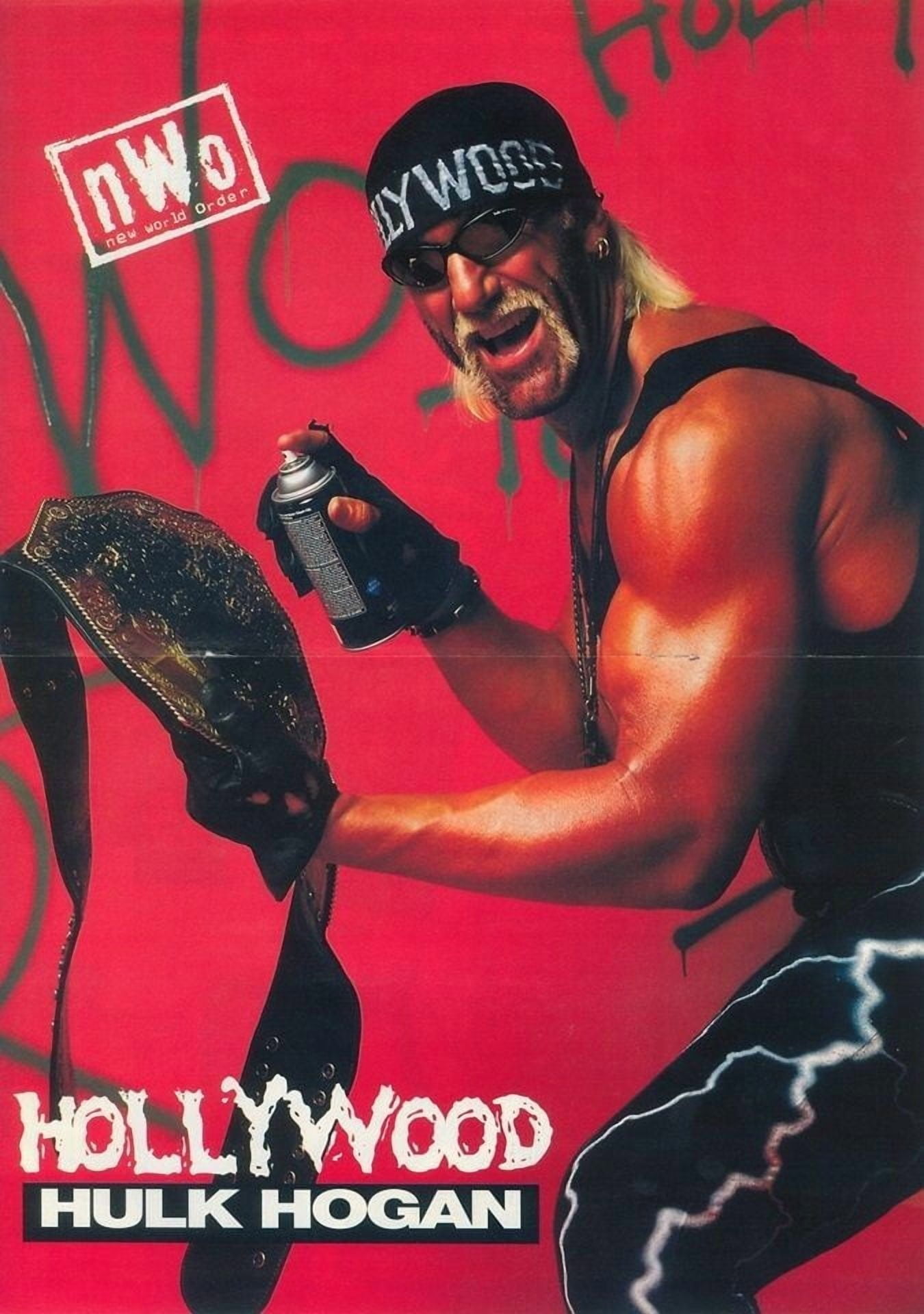 Hulk Hogan WrestleMania Portrait Poster Iconic Wrestling Star Classic ...