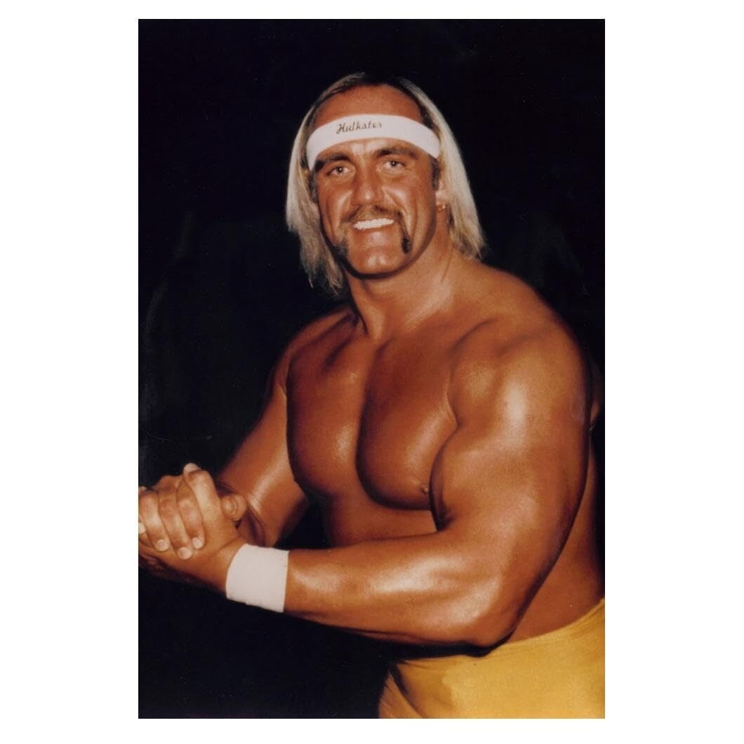 Hulk Hogan WrestleMania Portrait Poster Iconic Wrestling Star Classic ...