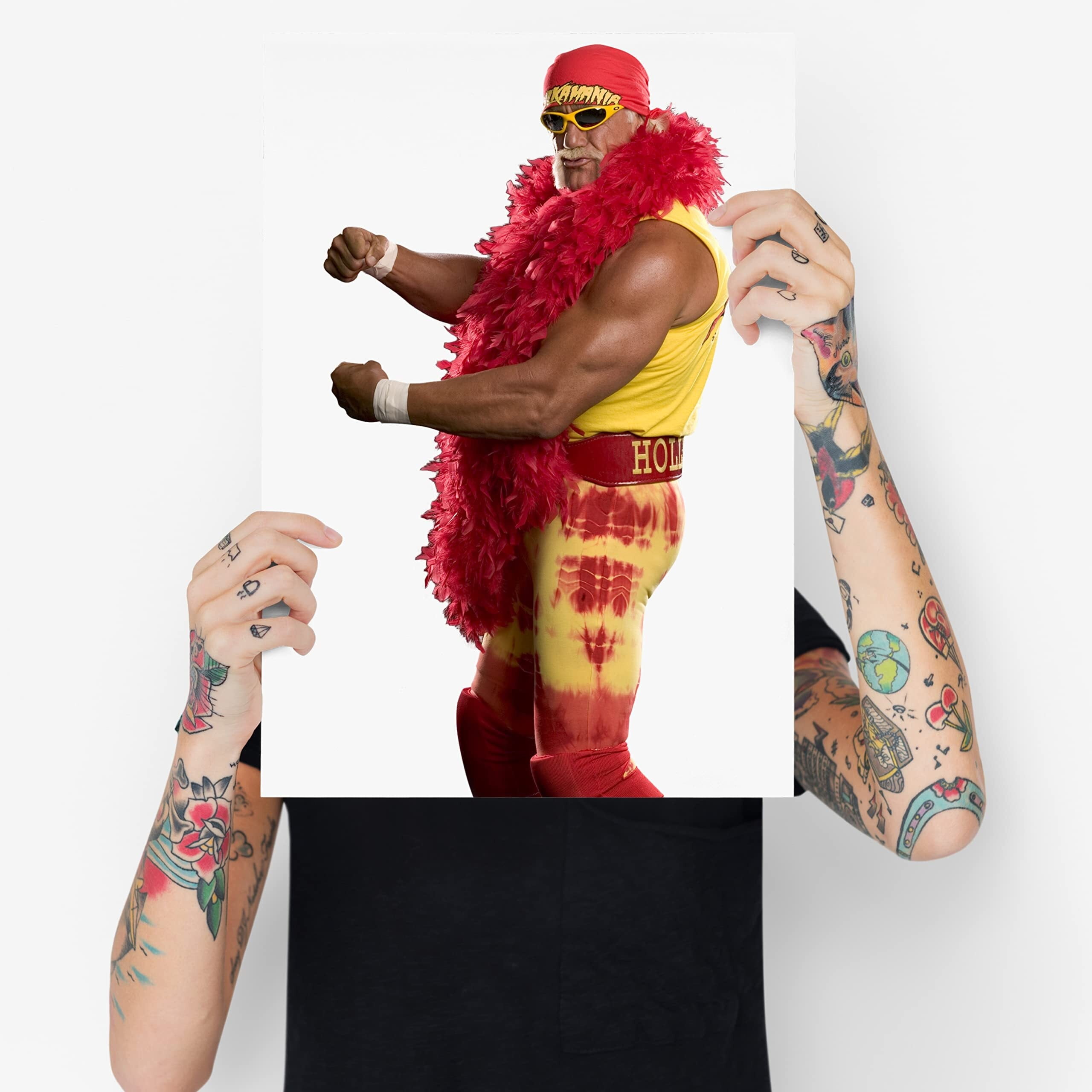 Hulk Hogan Wrestling Poster, Hogan Mr. America Professional Wrestler ...