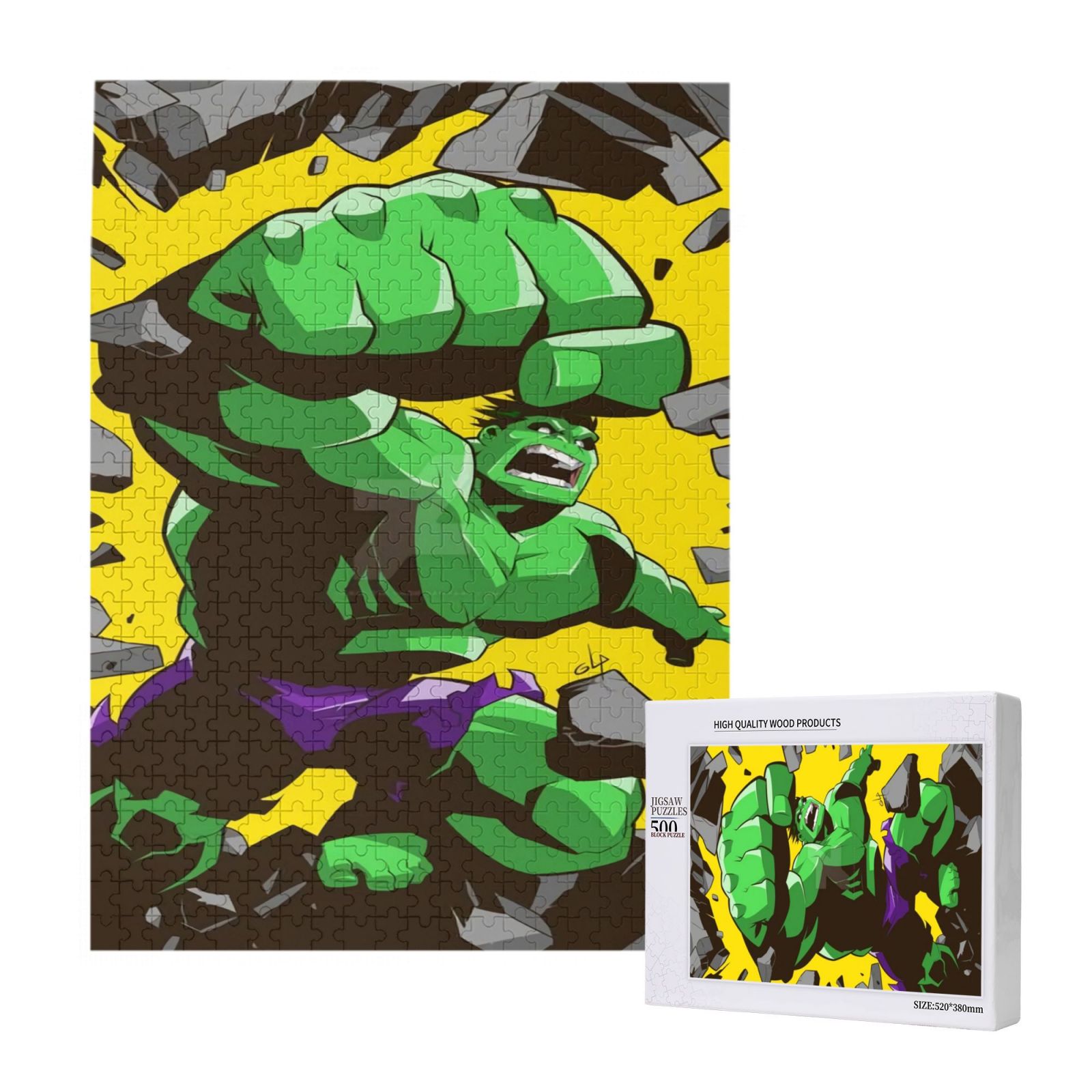 Hulk Jigsaw Puzzle 300 500 1000 Piece Colorful Puzzles Gifts for Teens ...