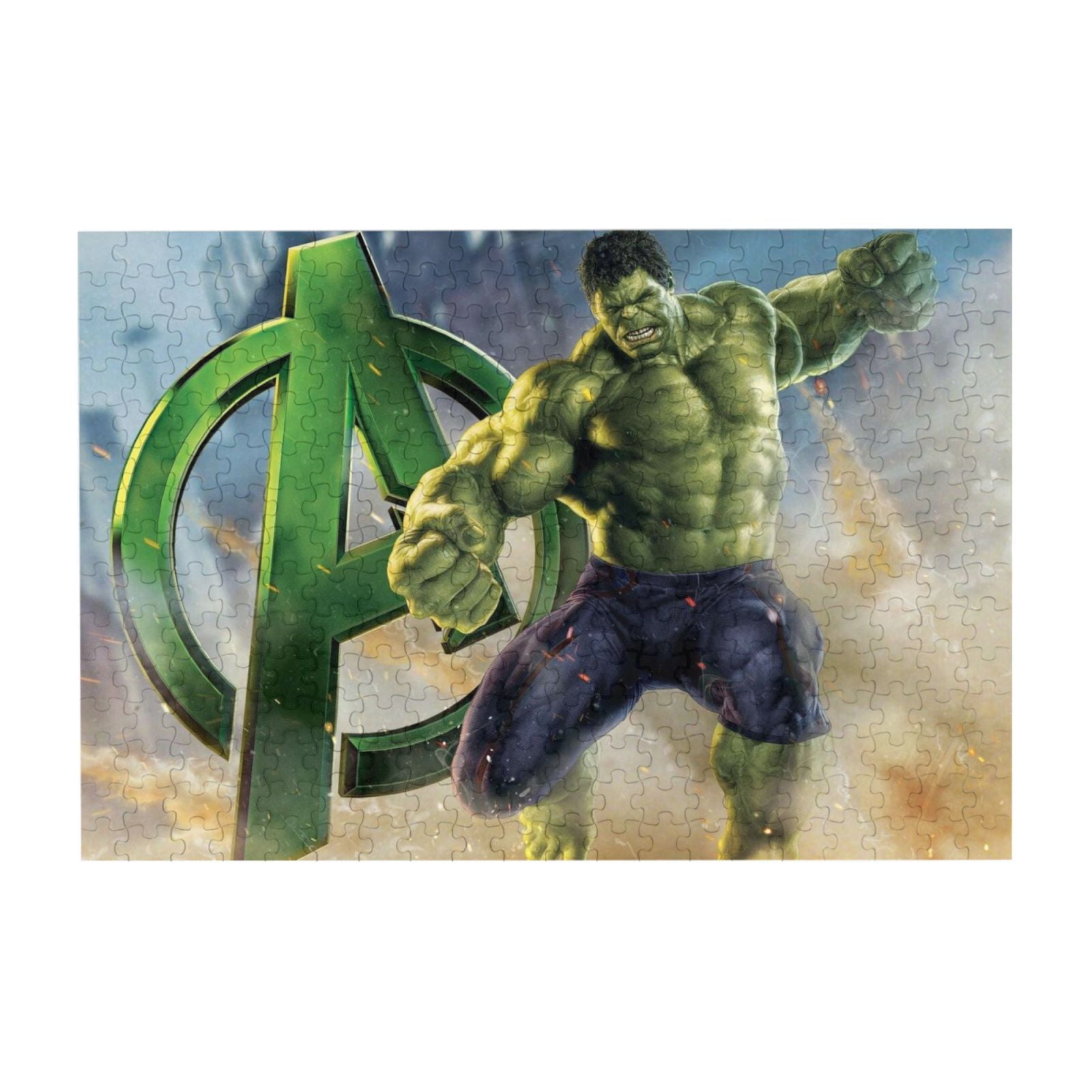 Hulk Jigsaw Puzzle For Adults - 300 Piece Puzzle For Kids Boys Girls ...