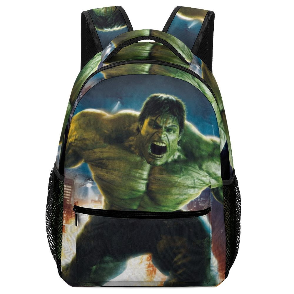 Hulk Kid Backpack School Bag Elementary Students Bookbags for Teens ...