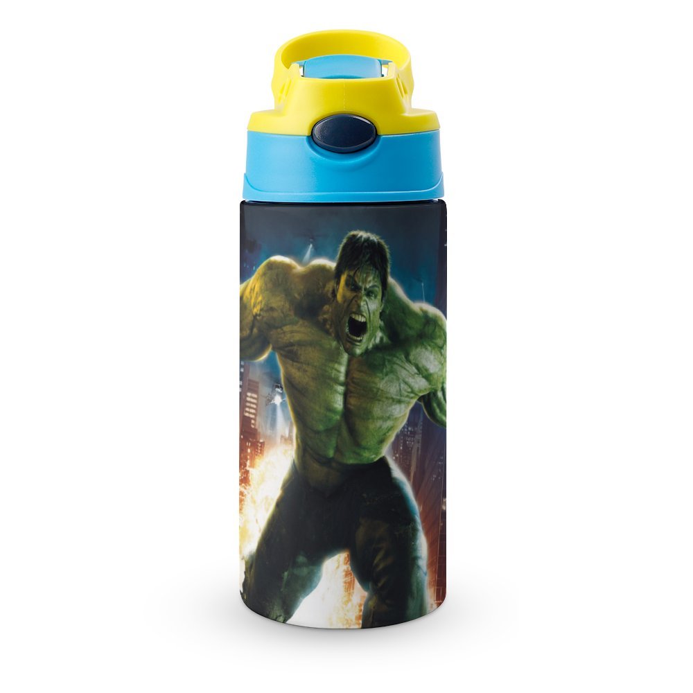 Hulk Kids Straw Water Bottle, Stainless Steel Vacuum Insulated Water ...