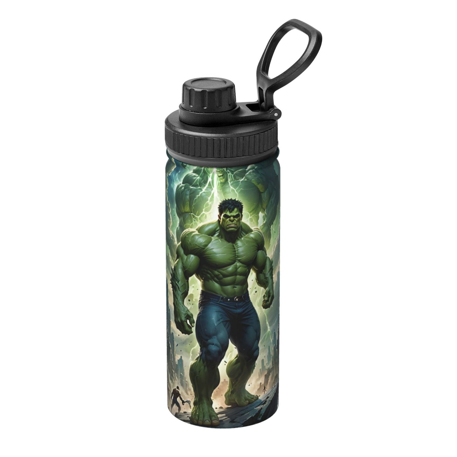 Hulk Kids Water Bottle, Funny Pattern Stainless Steel Vacuum Insulated ...
