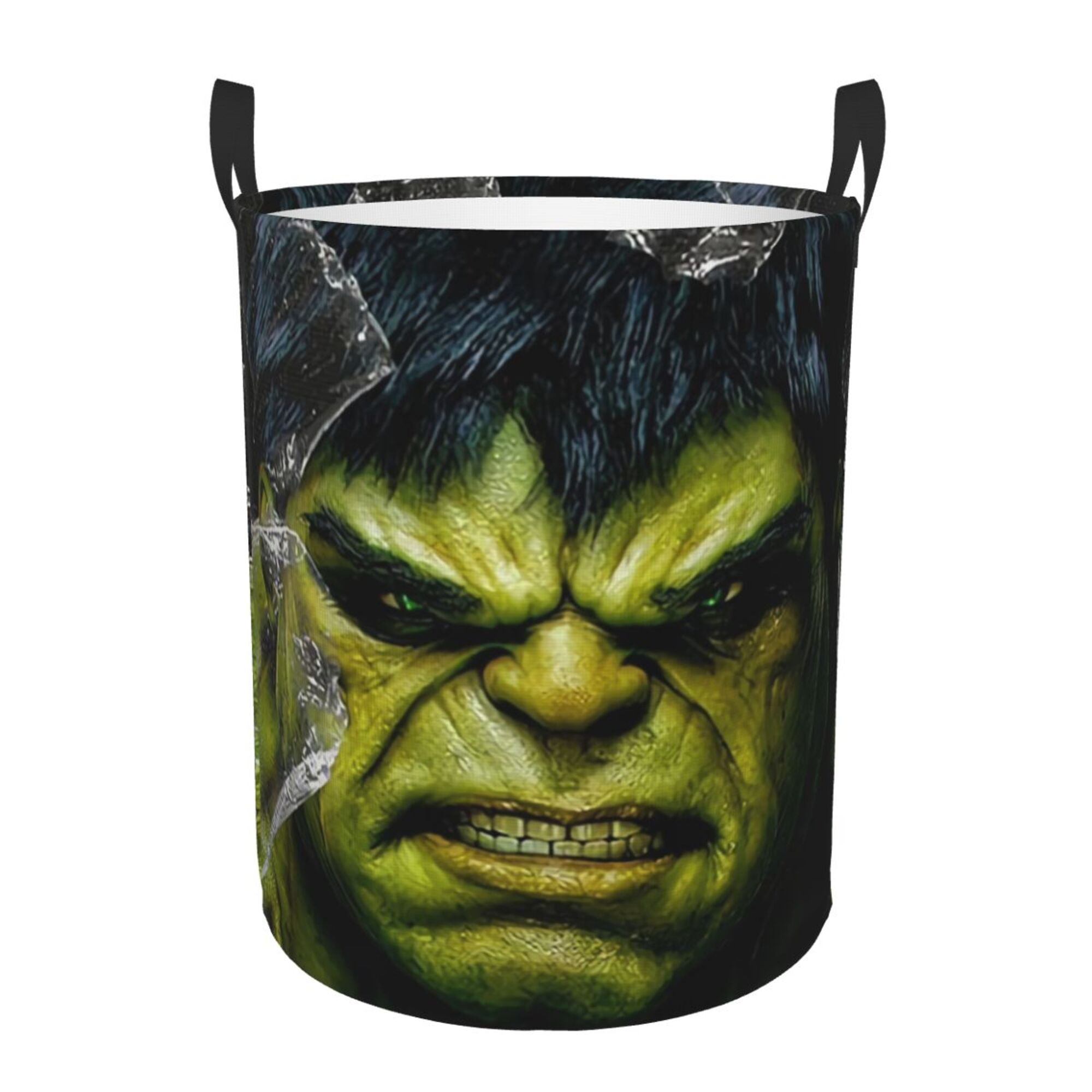Hulk Laundry Hamper Basket, Waterproof Collapsible Circular Clothes ...