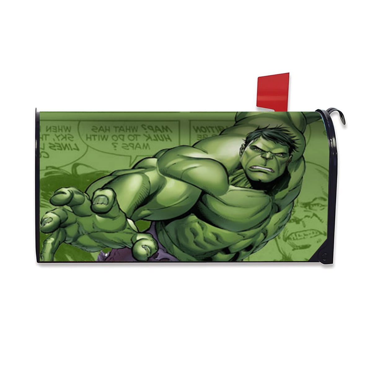 Hulk Mailbox Cover with Magnetic Strip Anime Mailbox Package Mailbox ...