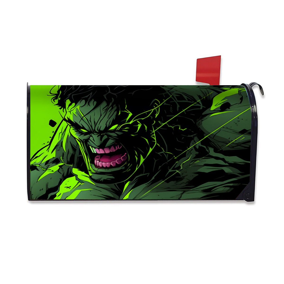 Hulk Mailbox Cover with Magnetic Strip Anime Mailbox Package Mailbox ...