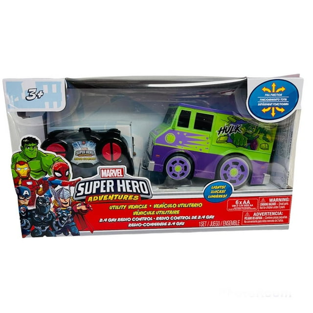 Marvel Hulk Super Hero Adventures Remote Control R/C Car - Walmart.com