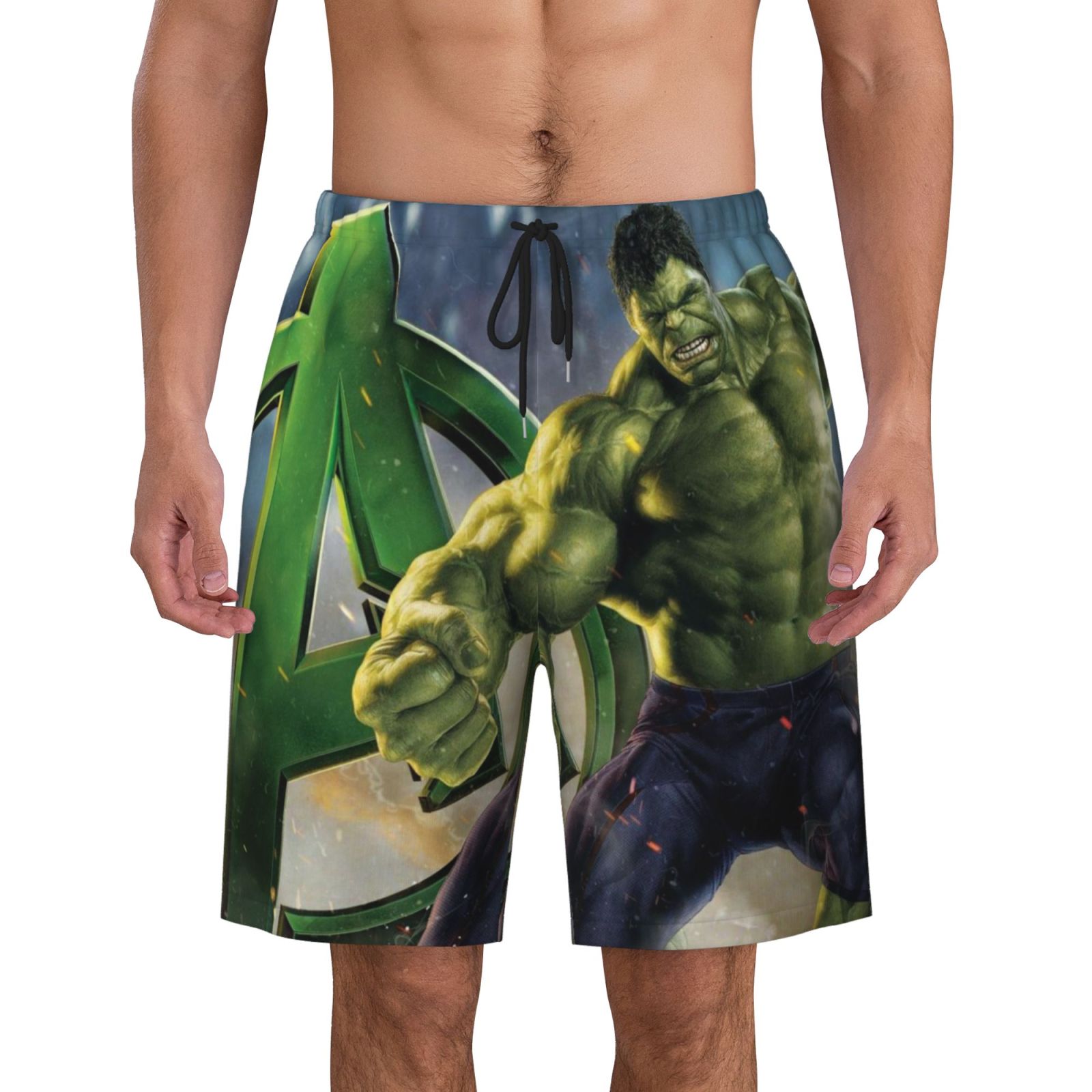 Hulk Mens Swim Trunks Quick Dry Board Shorts with Mesh Lining, Hawaii ...