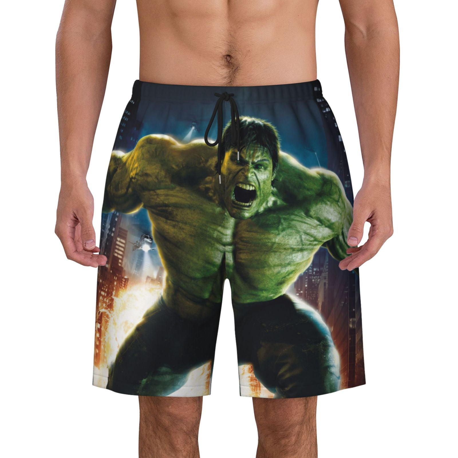 Hulk Mens Swim Trunks Quick Dry Board Shorts with Mesh Lining, Hawaii ...