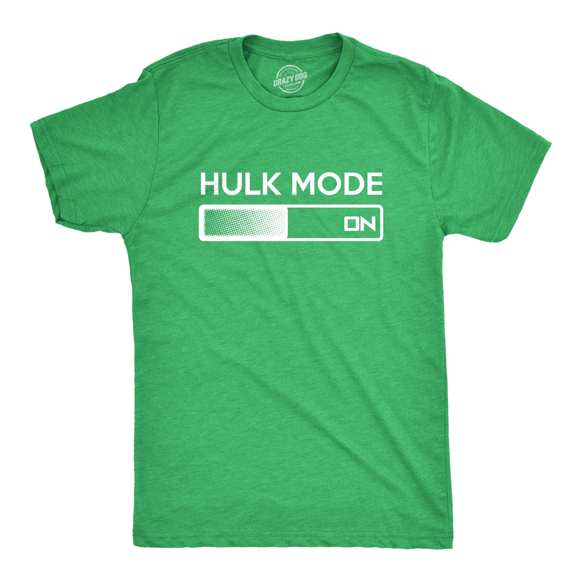 Hulk Mode On T Shirt Funny Graphic Gym Workout Top Sarcastic Saying ...
