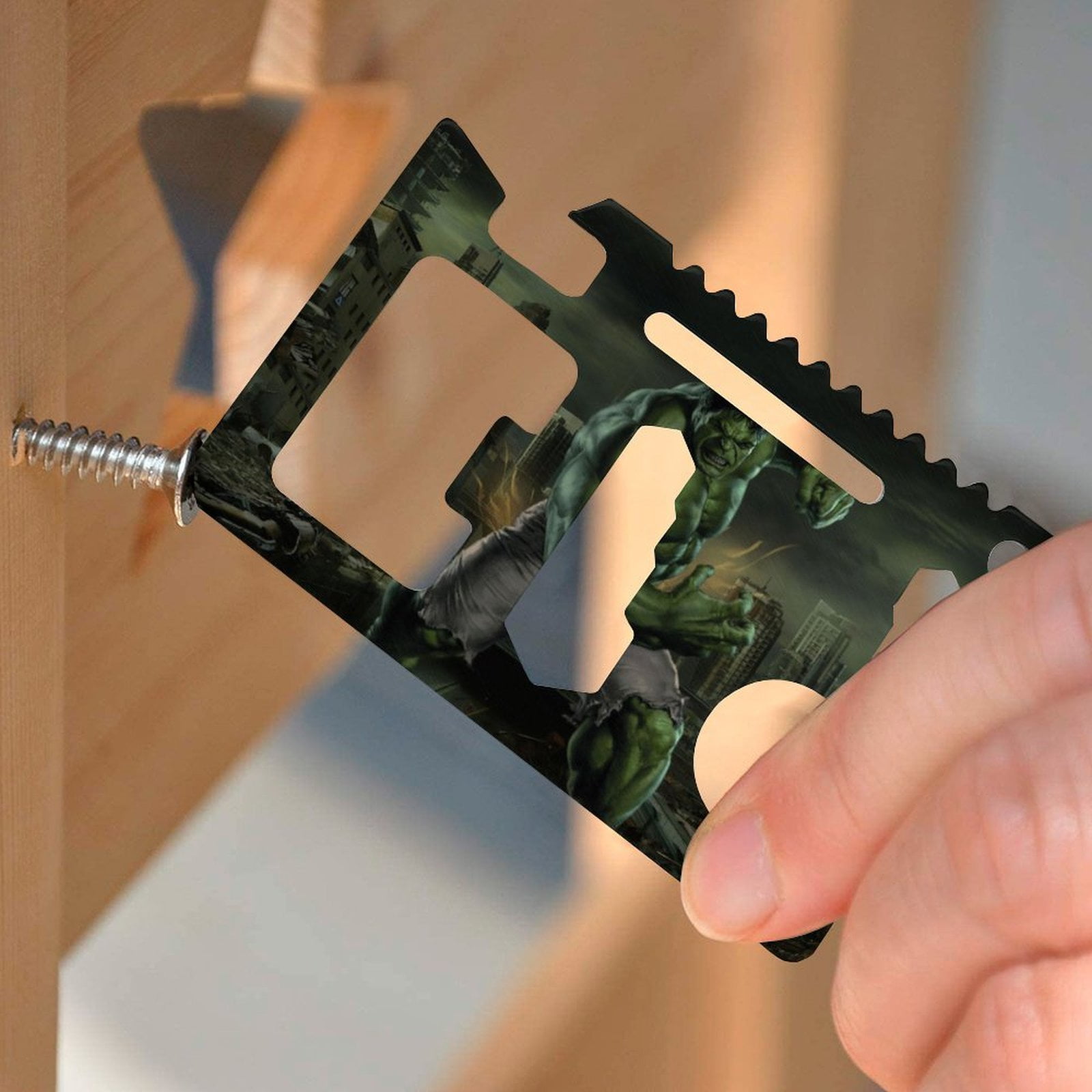 Hulk Multitool Credit Card Sized Pocket Tool, 11-in-1 Wallet Multi Tool ...