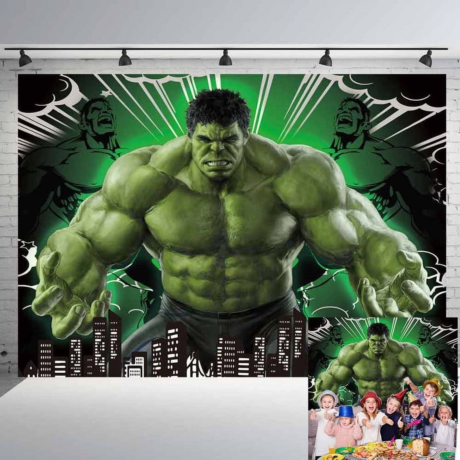 Hulk Party Supplies Background Backdrop Taspestry Banner Post Decor ...