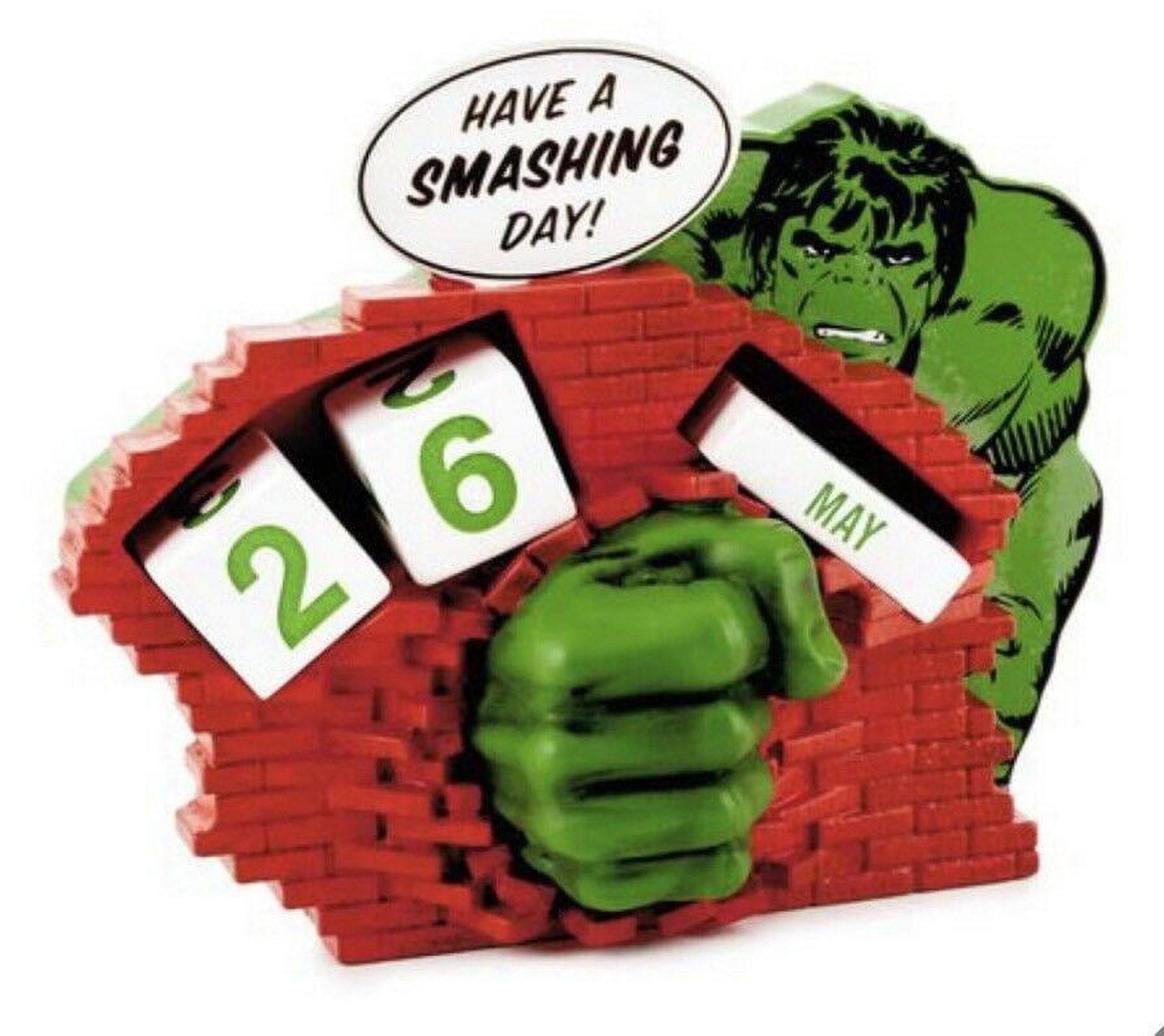 Hulk Perpetual Calendar, On calendar: Have a smashing day! By Hallmark ...